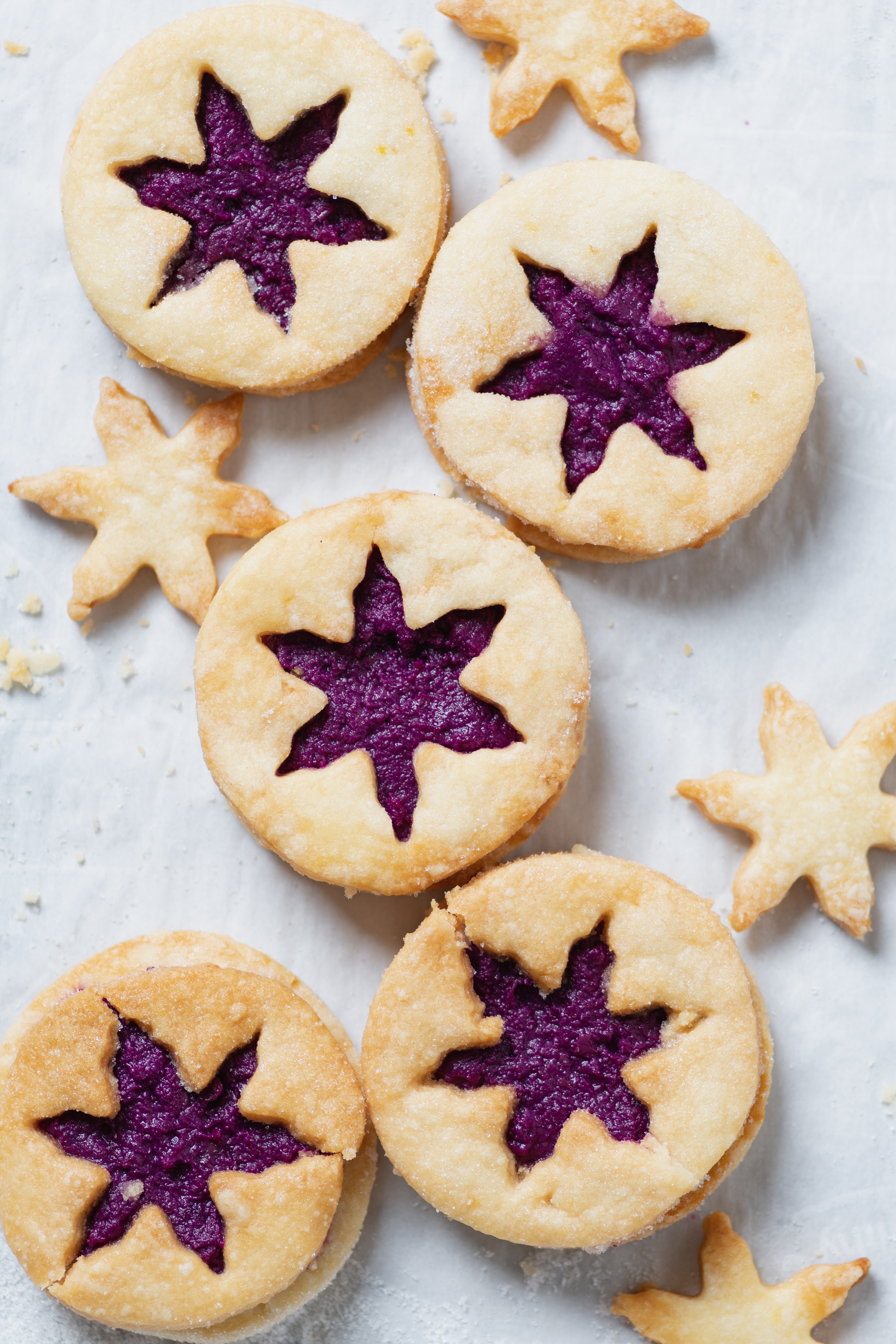 Lemon and Chilli Jamun Linzer Cookies (eggless) – Bakesalotlady™