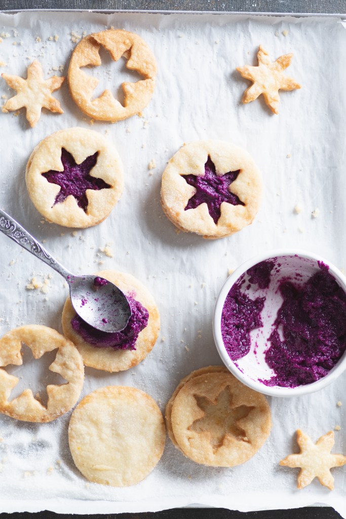 Lemon and Chilli Jamun Linzer Cookies (eggless) – Bakesalotlady™
