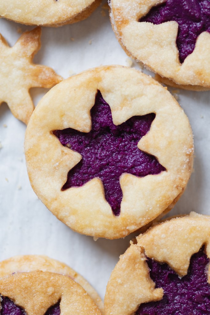 Lemon and Chilli Jamun Linzer Cookies (eggless) – Bakesalotlady™