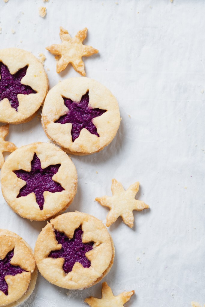 Lemon and Chilli Jamun Linzer Cookies (eggless) – Bakesalotlady™