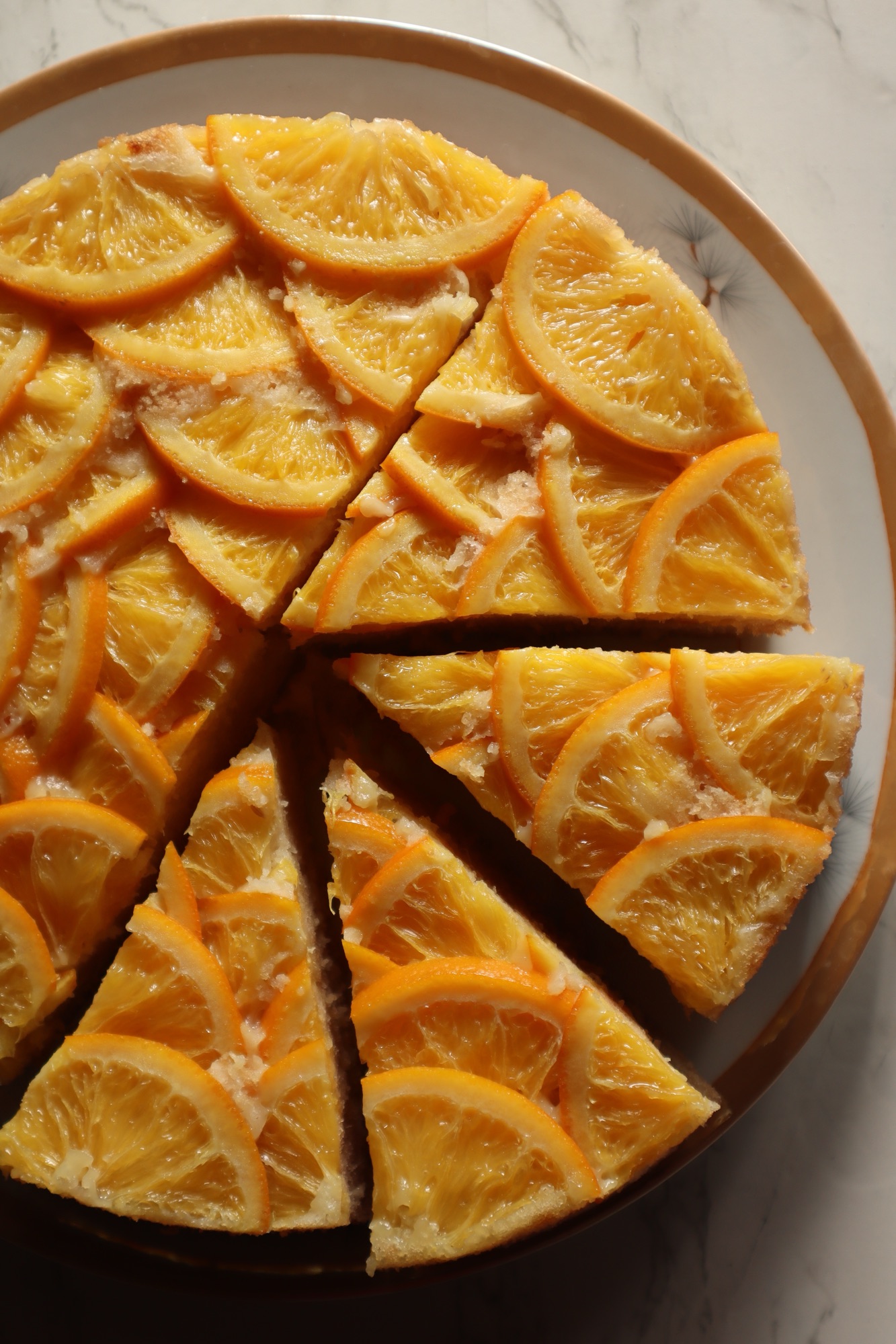 Upside down Orange & Fennel cake (eggless) – Bakesalotlady™
